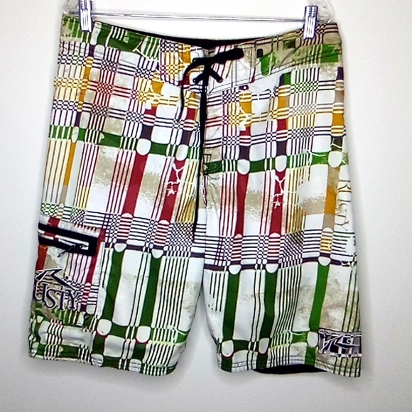 Rusty | Swim | Rusty Board Shorts Long Length In Geometric Designs ...